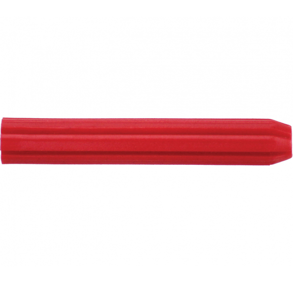 6mm PVC Wall Plug - Red | ICCONS