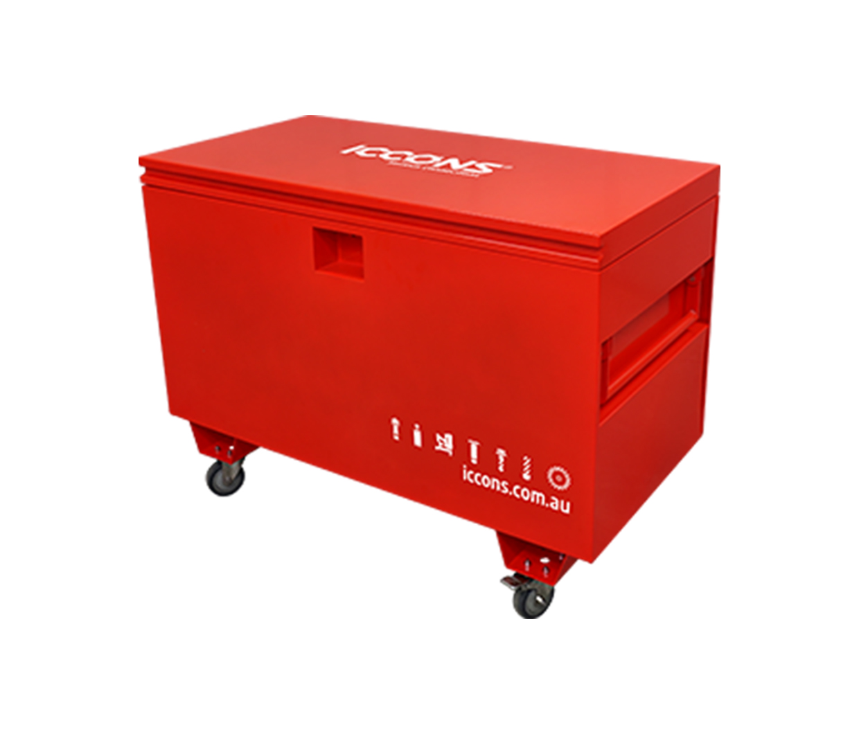 ICCONS SITE BOX (DELIVERY AUG 25) 1220 X 610 X 700MM WITH CASTORS