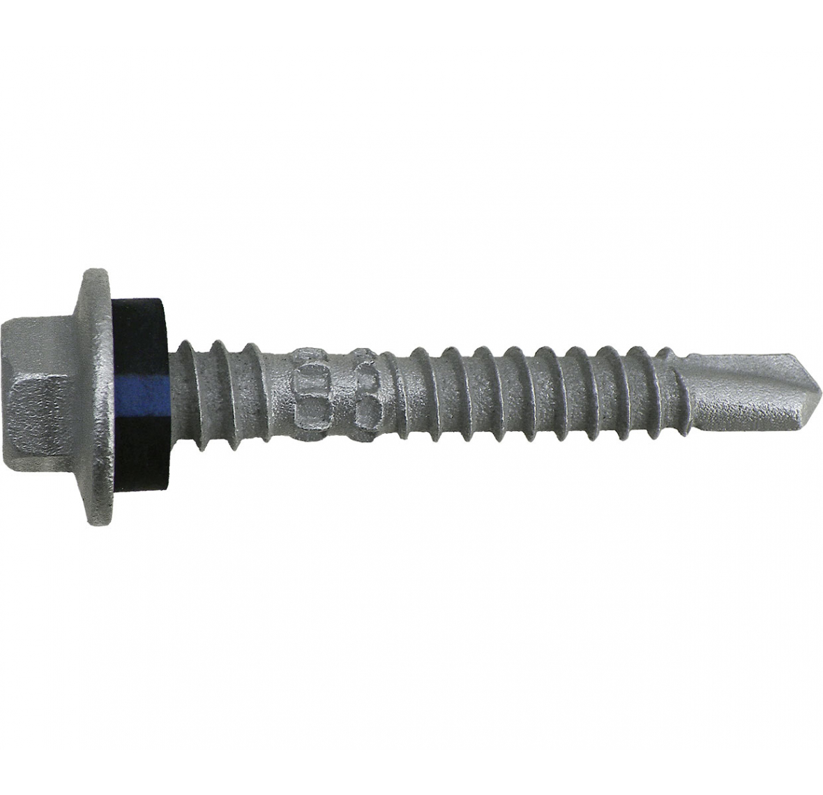 Self Drilling Hex Top Grip with Sealing Washer - Coarse Thread