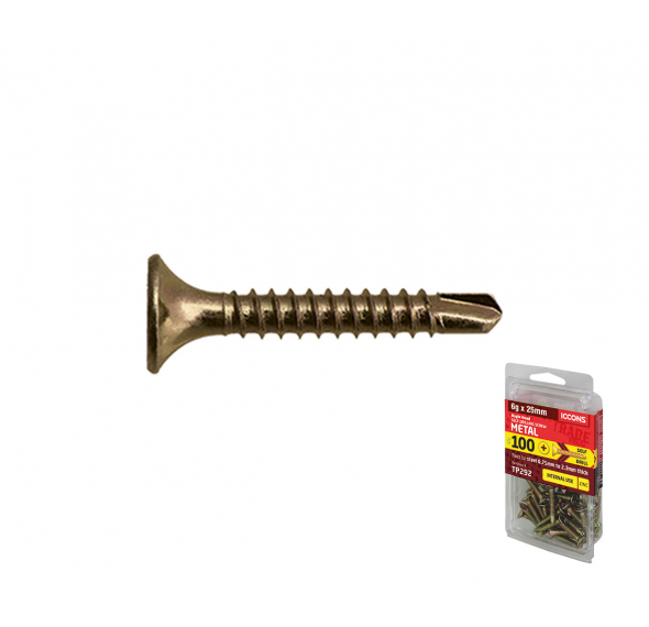 Trade Pack - Self Drilling Bugle Head - Coarse Thread | ICCONS