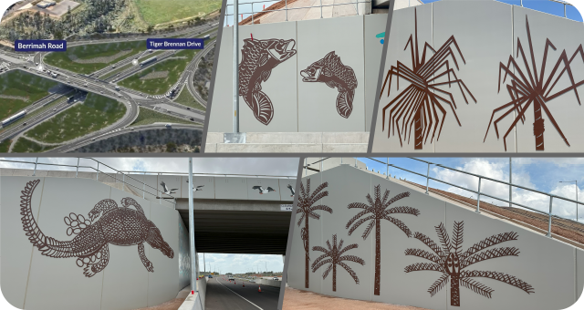 ICCONS Anchors Larrakia Artwork at Tiger Brennan Overpass, Darwin