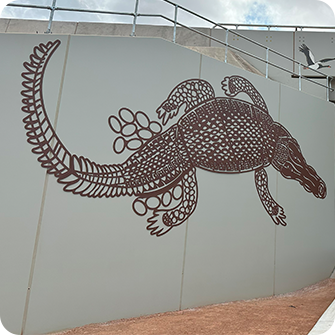 ICCONS Anchors Larrakia Artwork at Tiger Brennan Overpass, Darwin