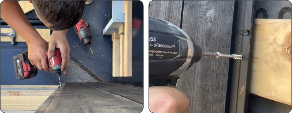 ICCONS Speedekz Self-Drilling Screws Secure Striking Timber Cladding in ...