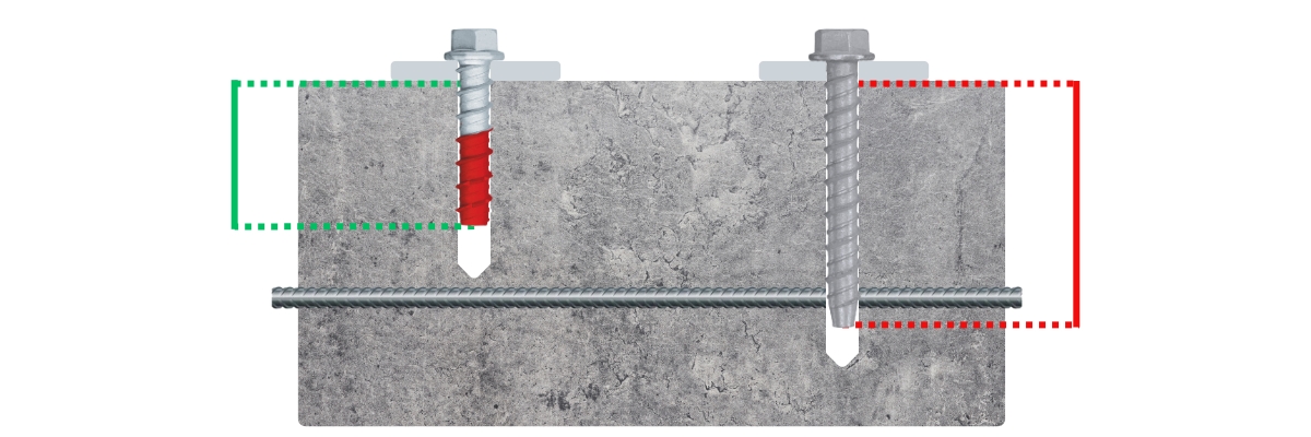 The shallowest C2 seismic concrete Screw-Bolt in Australia